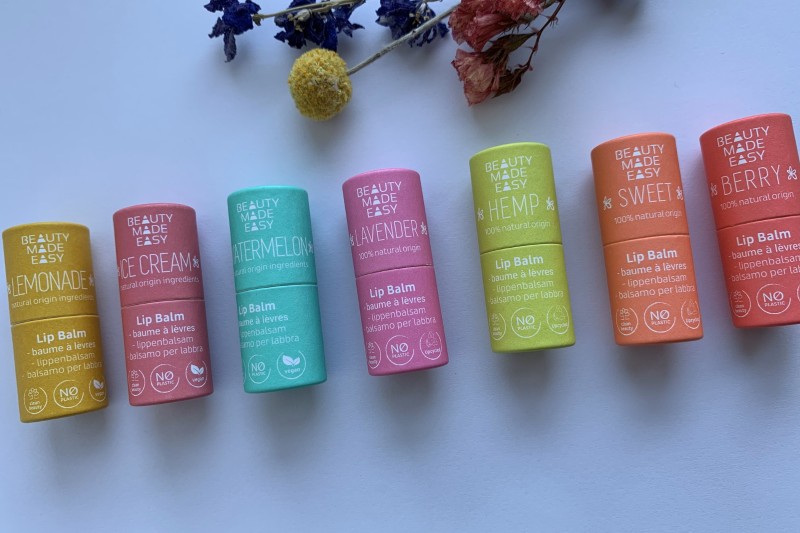 Beauty Made Easy reveals plastic-free vegan lip balms