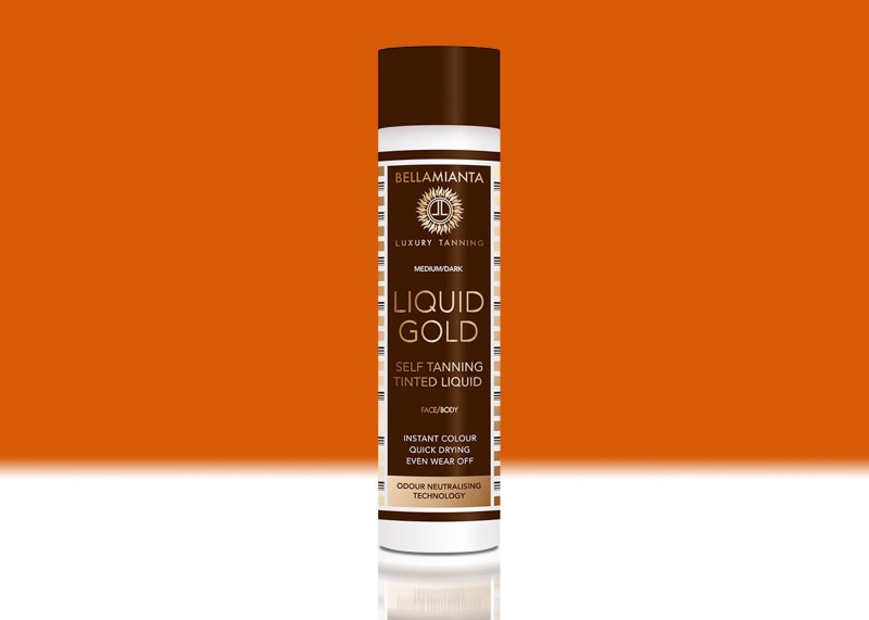 Bellamianta launch liquid gold tan
