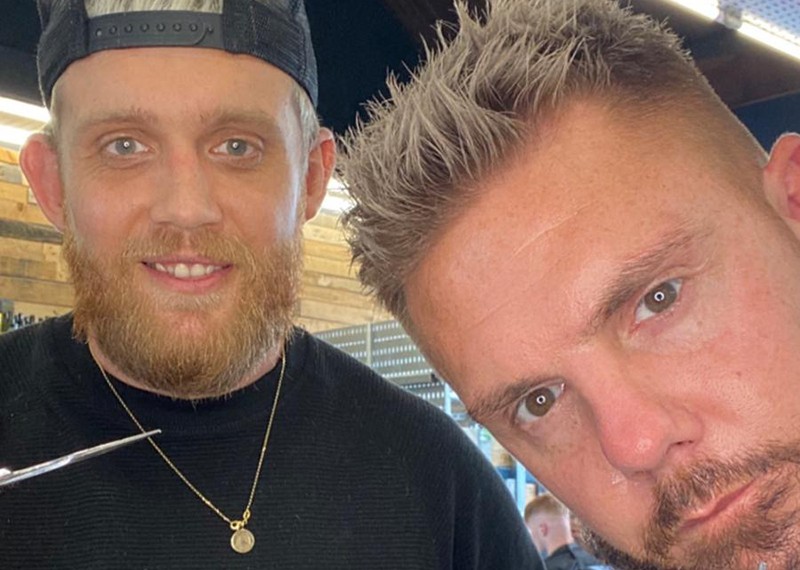 Tom Baxter Hair raises £2,500 for NHS