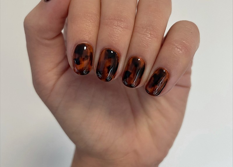 Nail Art Step by Step: Tortoise Shell nails